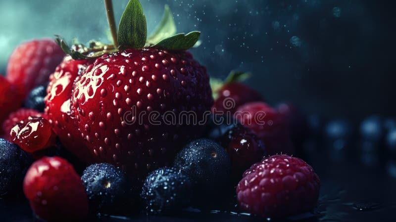 Close up of berries stock photo. Image of cluster, agriculture - 374625732