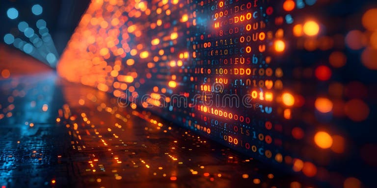 A Close-Up Shot of Code on a Computer Screen with Blurred Background ...