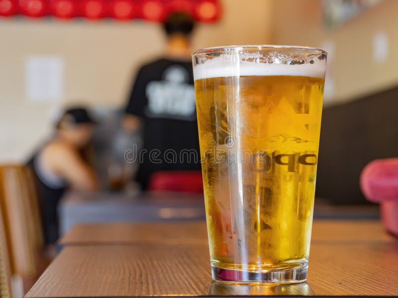 Close Up Shot of a Cold Beer Stock Photo - Image of close, vegas: 189879220