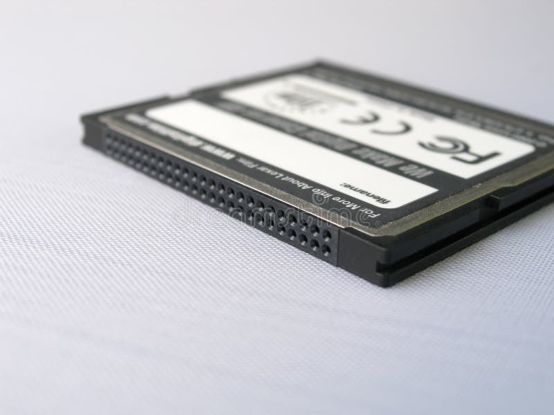 Compact Flash Card stock photo. Image of business, memory - 3046