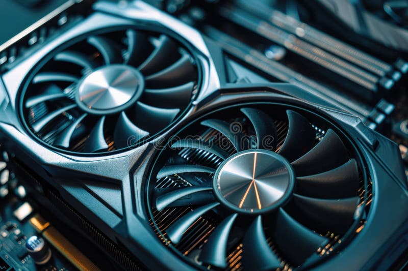 A Close-up Shot of a Computer Motherboard Stock Photo - Image of ...