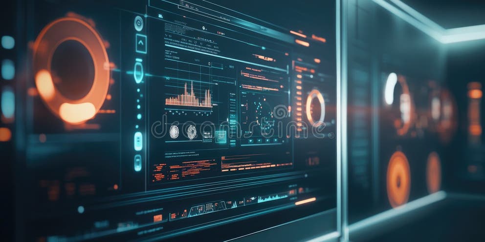 Computer Screen Interface stock photo. Image of display - 376050774