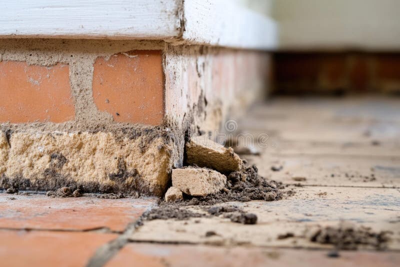 A Close-up Shot of the Corner of a Brick Building, Suitable for ...