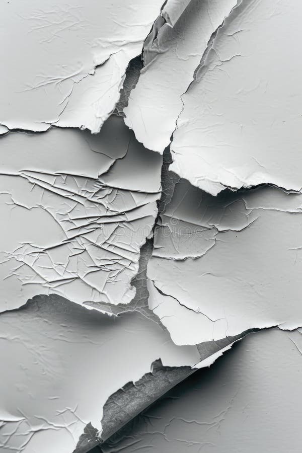 Close Up Shot Cracked White Wall Visible Cracks Texture Stock Photos ...