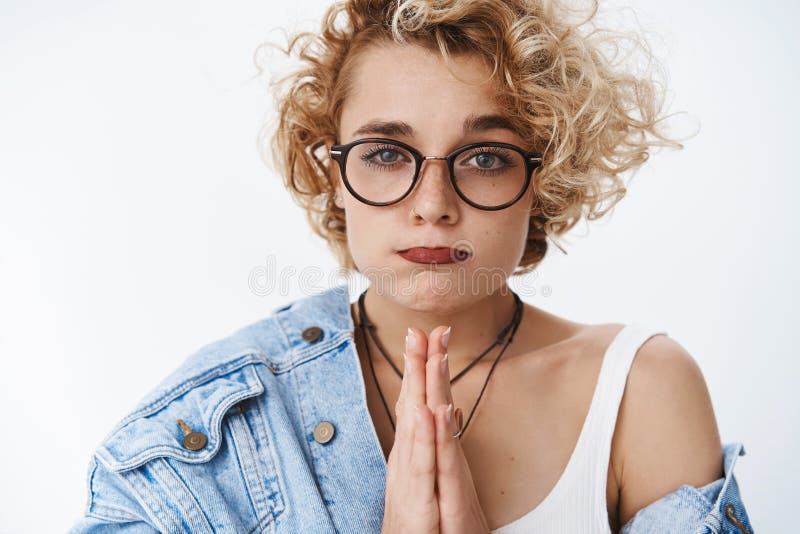 Pouting Girl Stock Image Image Of Pout Green Girl 10233255