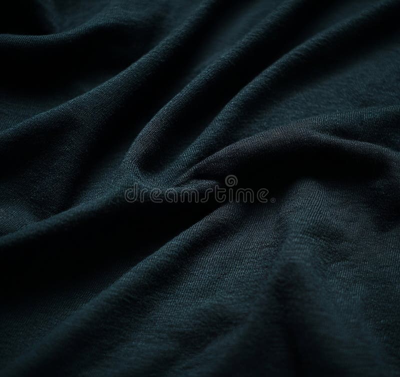 A Close Up Shot of a Dark Blue Fabric Stock Photo - Image of curtain ...
