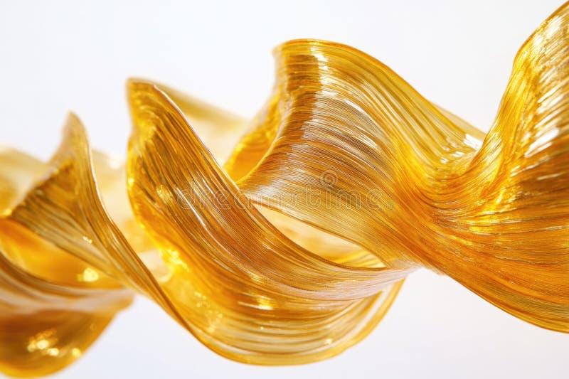 Close-up Shot of a Delicate Glass Sculpture on a Clean White Surface ...