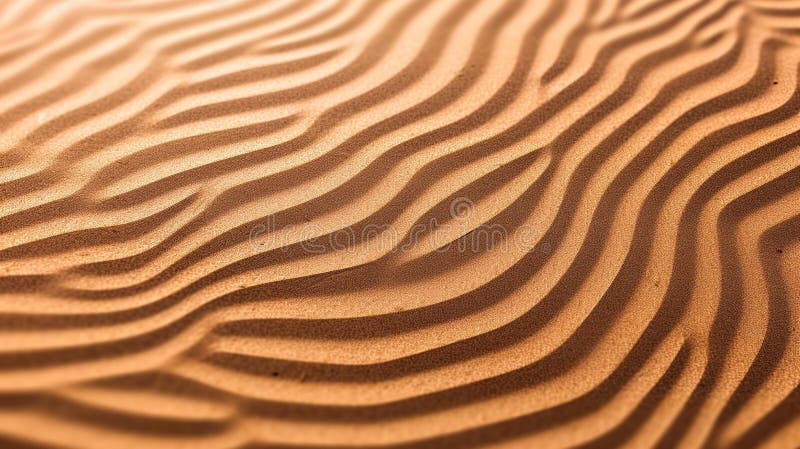 Intricate Patterns on Sandy Desert Surface Stock Illustration ...