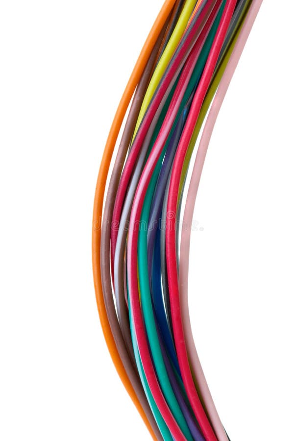 Close-up Shot of Different Colored Wires Stock Photo - Image of ...