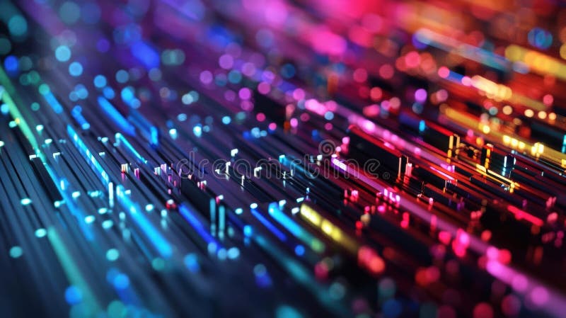 A Closeup Shot of a Digital Identity Diffraction Diverse Spectral ...