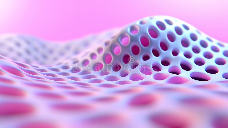 Abstract Perforated Wave Pattern Graphic Design Stock Illustration ...