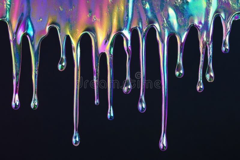 A Close-up Shot of Dripping Liquid on a Black Background, Suitable for ...