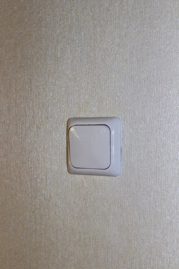 Close Up Shot of the Electric Switch in the Apartment. Interior Stock ...