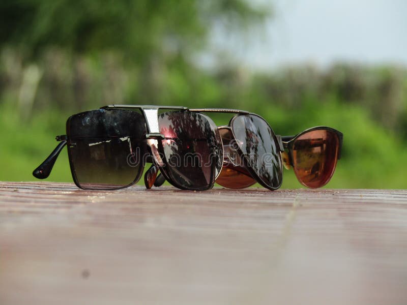 Close Up Shot of Eyeglasses on Floor. Stock Image - Image of brown ...