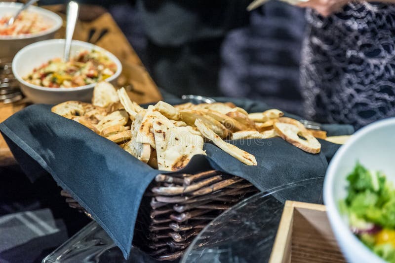 Close Up Shot of a Fancy Food Degustation Table Stock Image - Image of ...