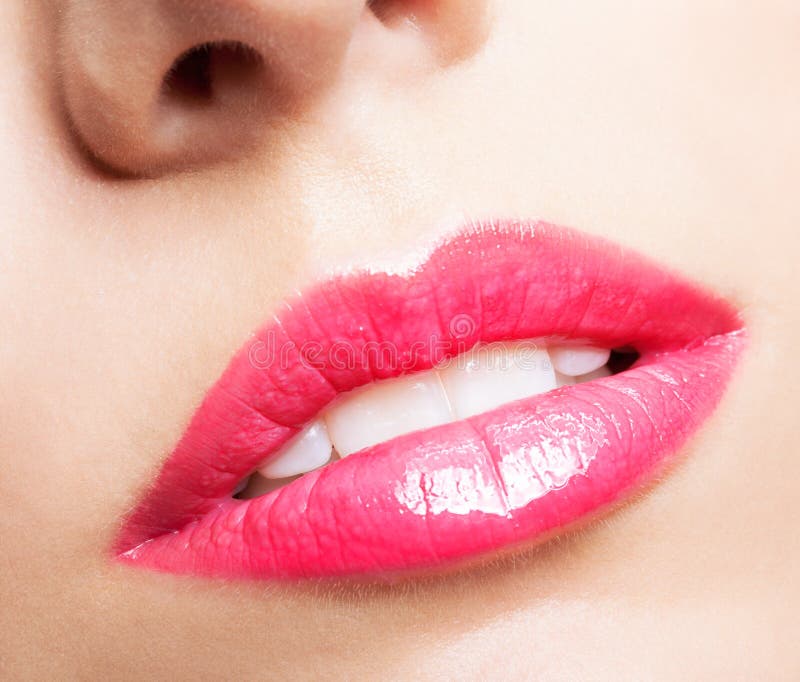 Close-up Shot of Female Mouth Stock Photo - Image of lovely, fashion ...