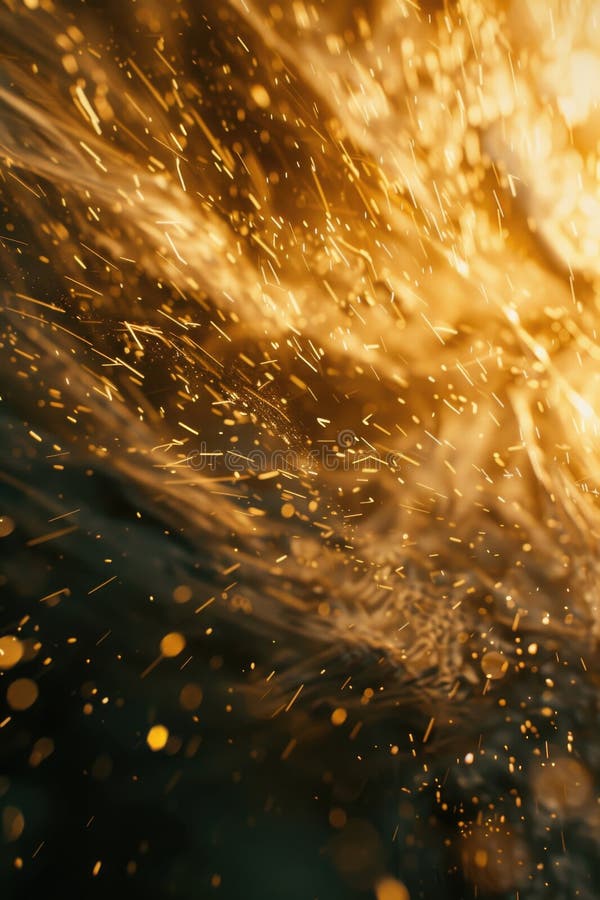 A Close-up Shot of a Fire Hydrant with Sparks and Flames, Great for Use ...