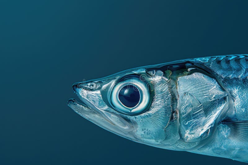 A Close-up Shot of a Fish Featuring a Large, Prominent Eye Stock Image ...