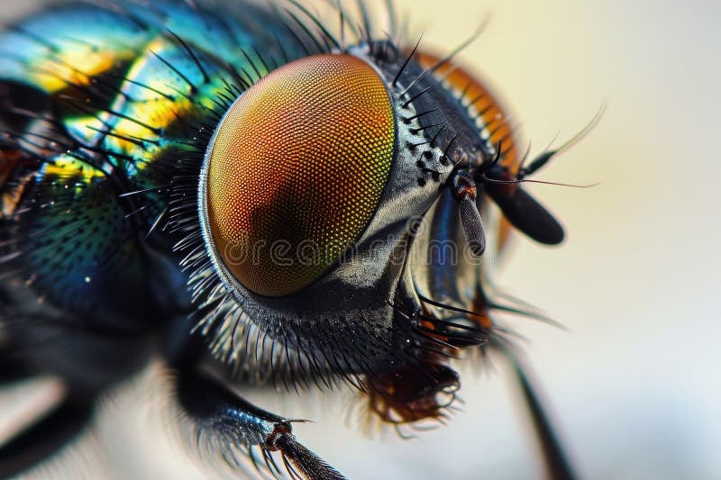 Close Up Shot of a Fly Insect Stock Photo - Image of small, macro ...