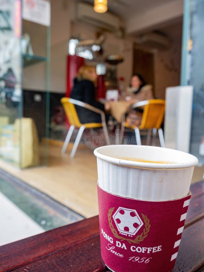 Close Up Shot of a Fong Da Coffee Editorial Stock Image - Image of ...
