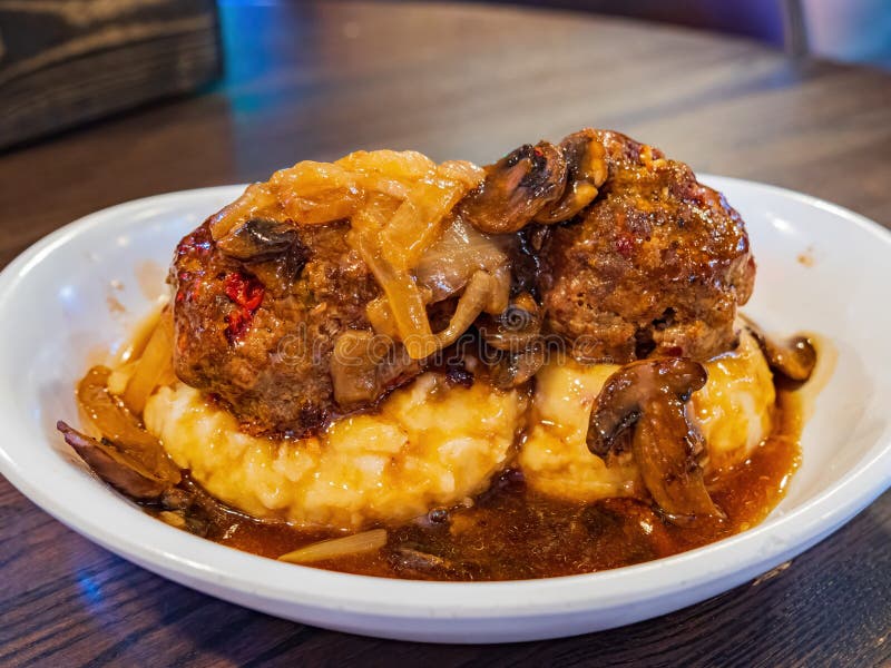 Close Up Shot of Fried Bison Meat Ball Stock Image - Image of american ...