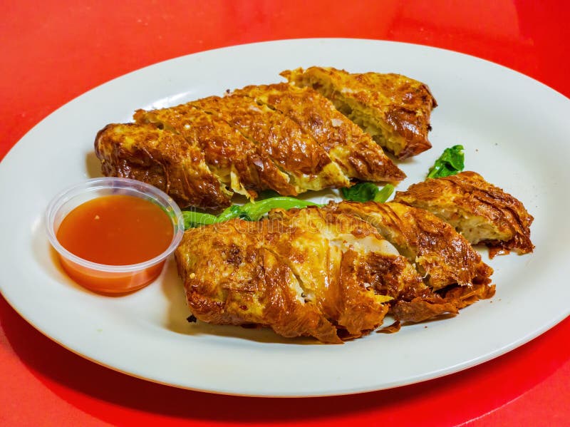 Close Up Shot of Fried Chicken Roll Stock Photo - Image of closeup ...