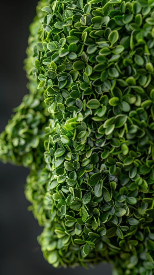 A Closeup Shot of a Geometric Human Topiary Sculpted Diverse Hedges ...