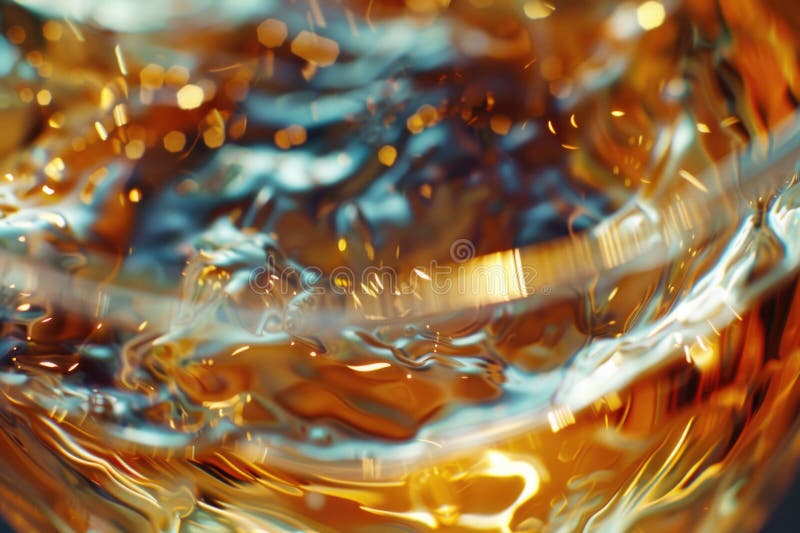 A Close-up Shot of a Glass Filled with Transparent Liquid Stock Photo ...