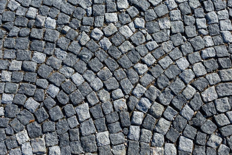 Cobblestone Texture with Grass between Blocks Stock Photo - Image of ...