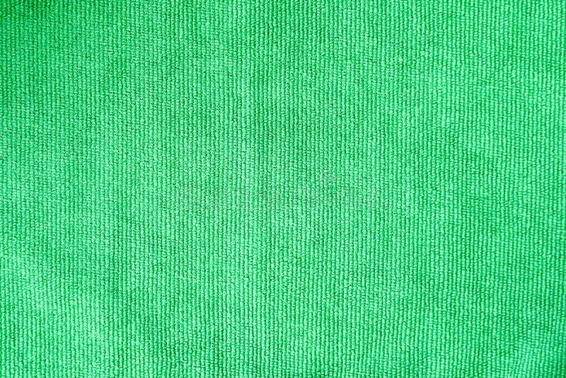 Close Up Shot of Green Microfiber Cloth Texture for Background Stock ...