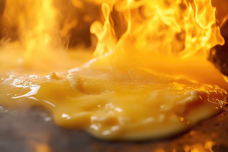 A Close-up Shot of a Grilled Pizza Slice on a Barbecue Grill Stock ...