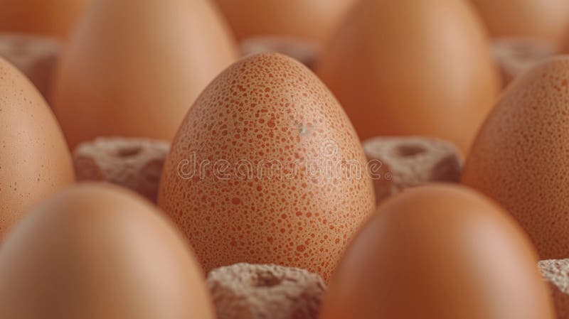 Close-up Shot of a Group of Eggs on a Surface, Possibly in a Kitchen or ...