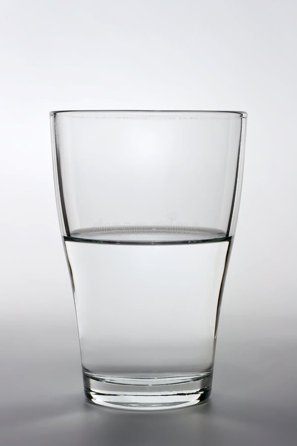Half full or half empty stock photo. Image of woman, glass - 19073146
