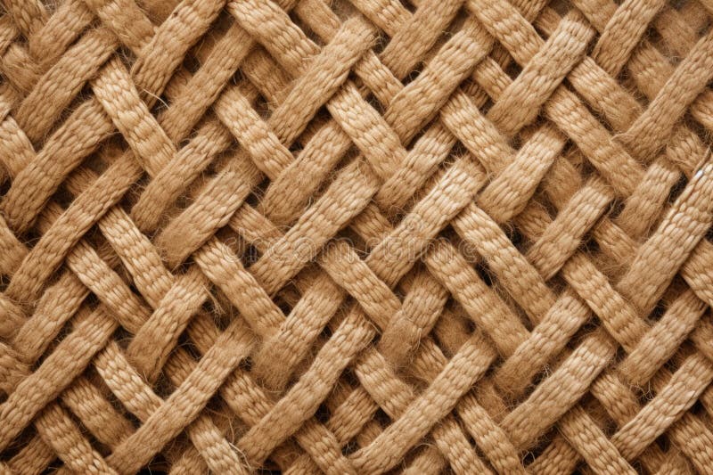 Close-up Shot of a Hemp Textile with Its Intricate Weaving Pattern ...