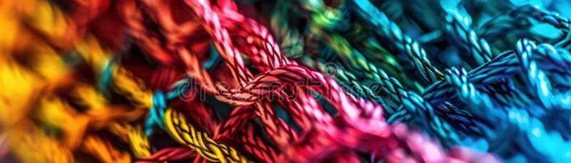 A Closeup Shot of a Holographic Ethnic String Theory Diverse ...