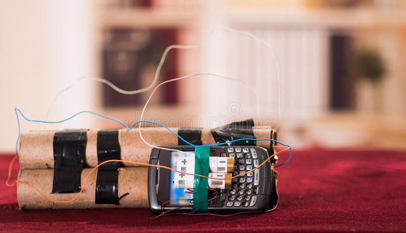 Close Up Shot of Improvised Explosive Device Bomb Stock Image - Image ...