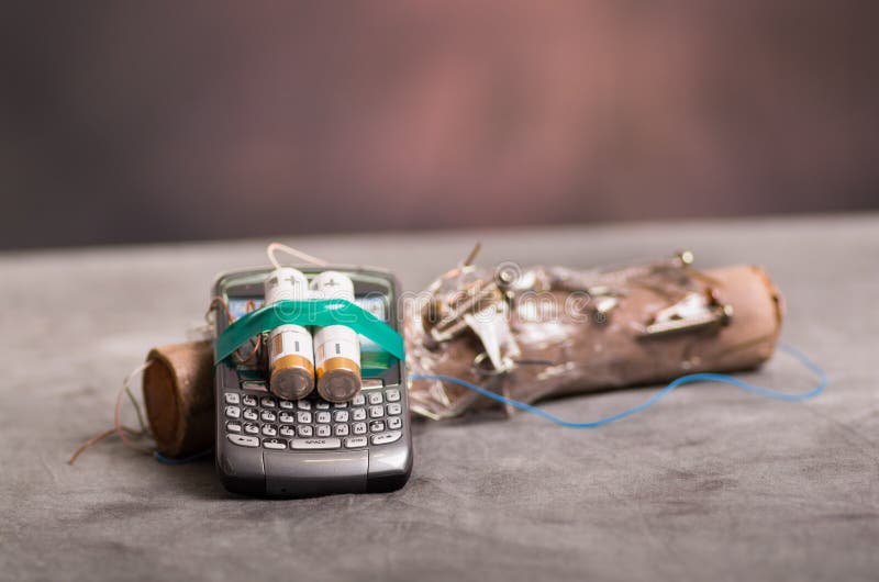 Close Up Shot of Improvised Explosive Device Bomb Stock Photo - Image ...
