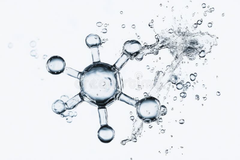 A Close-up Shot of Individual Water Bubbles on a White Background ...