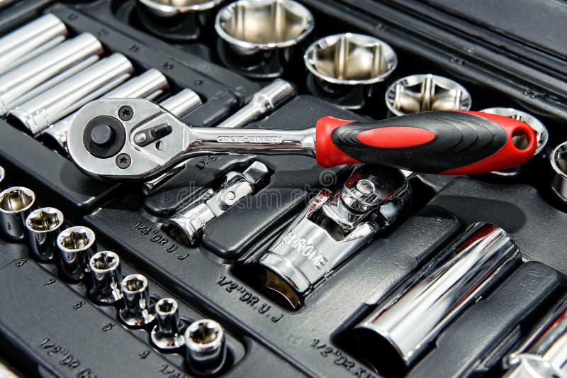Tool kit stock image. Image of plastic, tool, scale, plumber - 17494965