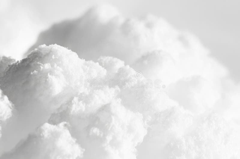 A Close-up Shot of a Large Snow Pile in Black and White, Featuring ...