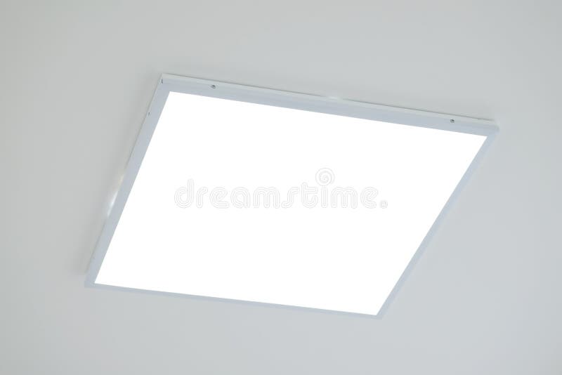 Close Up Shot of LED Light on Ceiling Stock Image - Image of minimalist ...