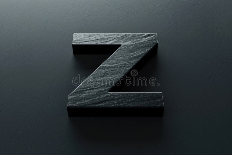 A Close-up Shot of the Letter Z Stuck To a Wall, Useful for Design and ...