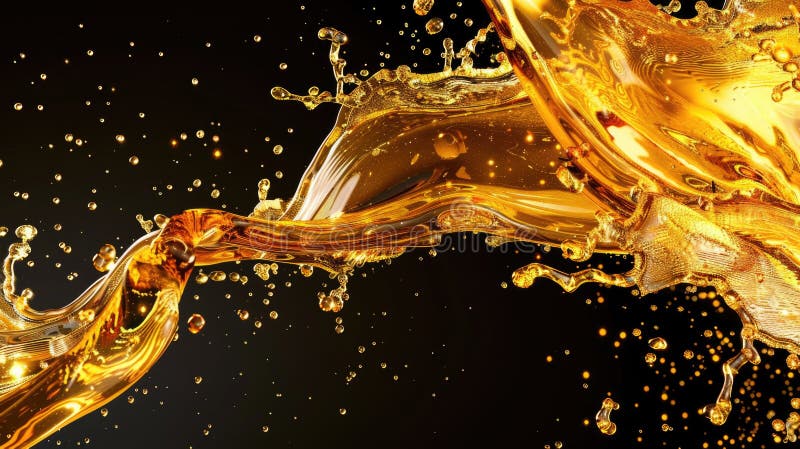 Close-up Shot of Liquid Flowing Out of an Open Bottle Stock Image ...