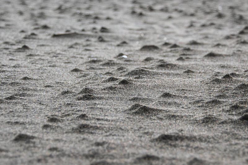 Close-up Shot of Lumpy Sand on the Beach Stock Photo - Image of ...