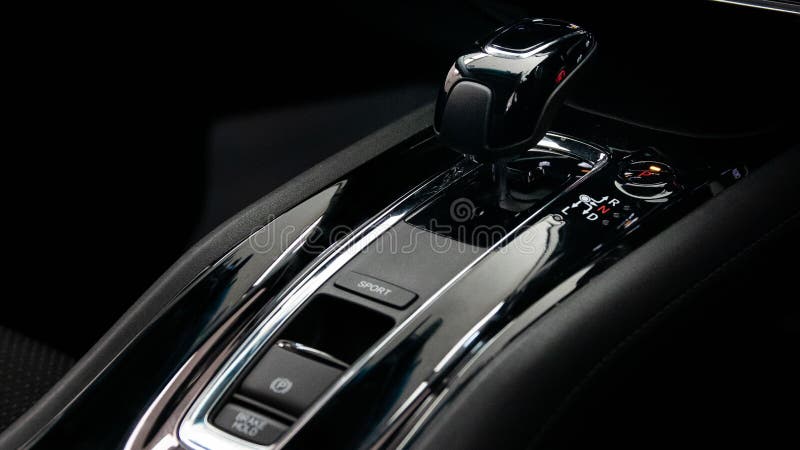 Close-up Shot of a Luxury Automatic Car Handle Stock Photo - Image of ...