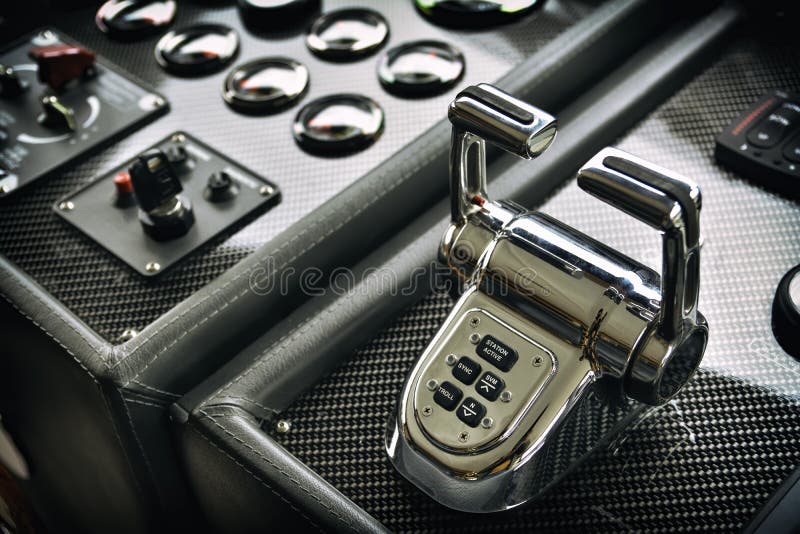 Boat Controls stock photo. Image of speedboat, nautic - 150123616
