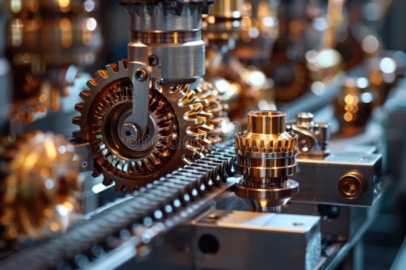 A Close-up Shot of a Machine with Visible Gears, Suitable for ...