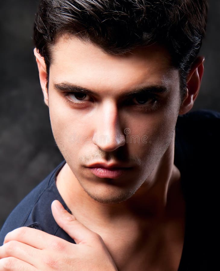 Fashion male portrait stock image. Image of beauty, chic - 3315935