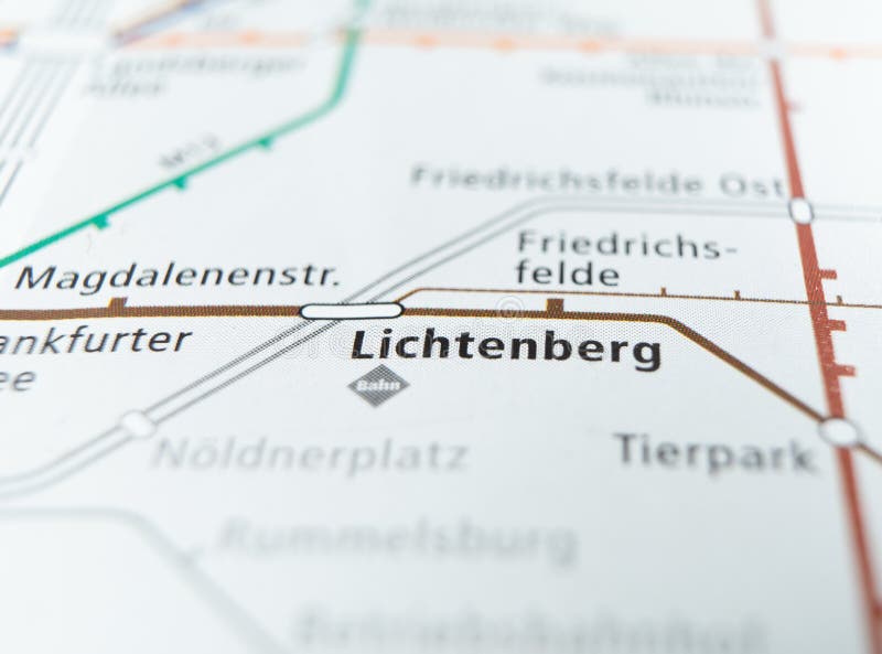 Close Up Shot of the Map of Germany - Concept of Traveling Stock Image ...