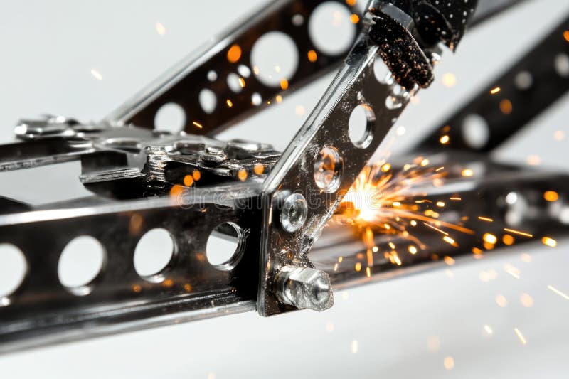 Close Up Shot Metal Object Emitting Sparks Stock Photos - Free ...